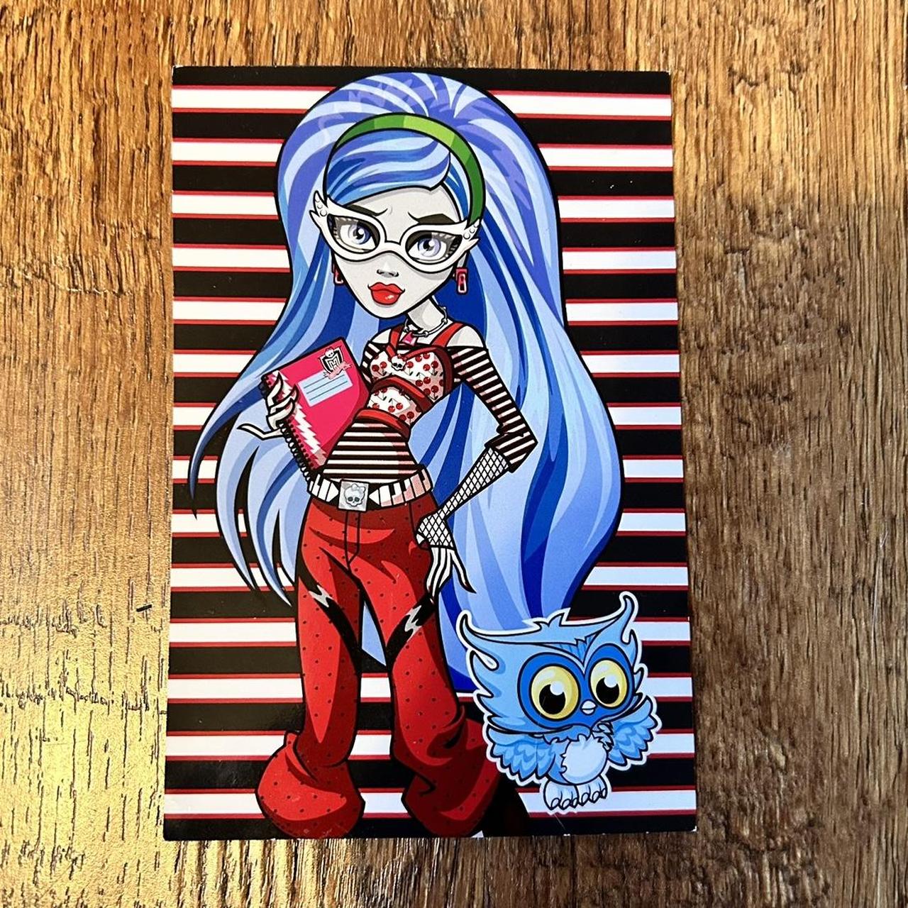 monster high 2011 collectible postcard panini no.... - Depop
