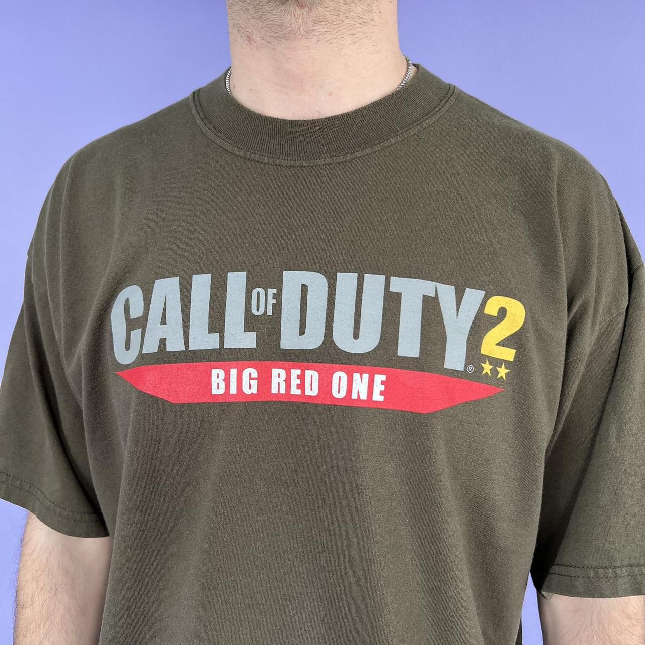 Vintage call of duty 2 t shirt 2000s Y2k call of... - Depop