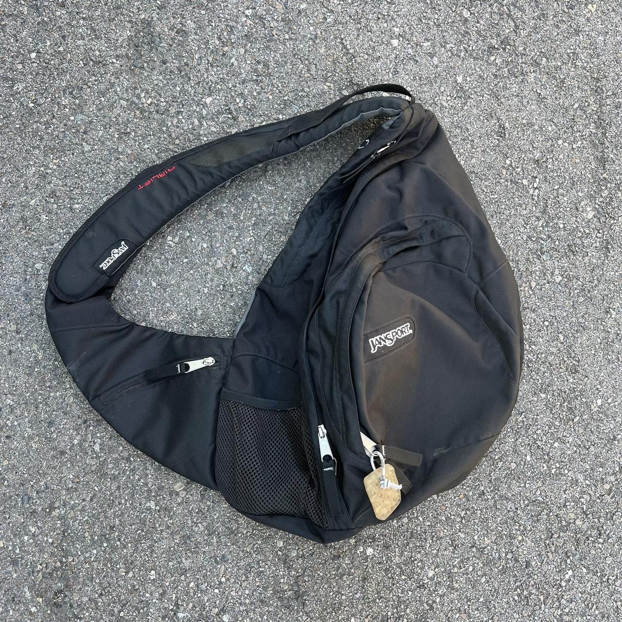 Vintage Jansport sling bag backpack 2000s Y2k... - Depop