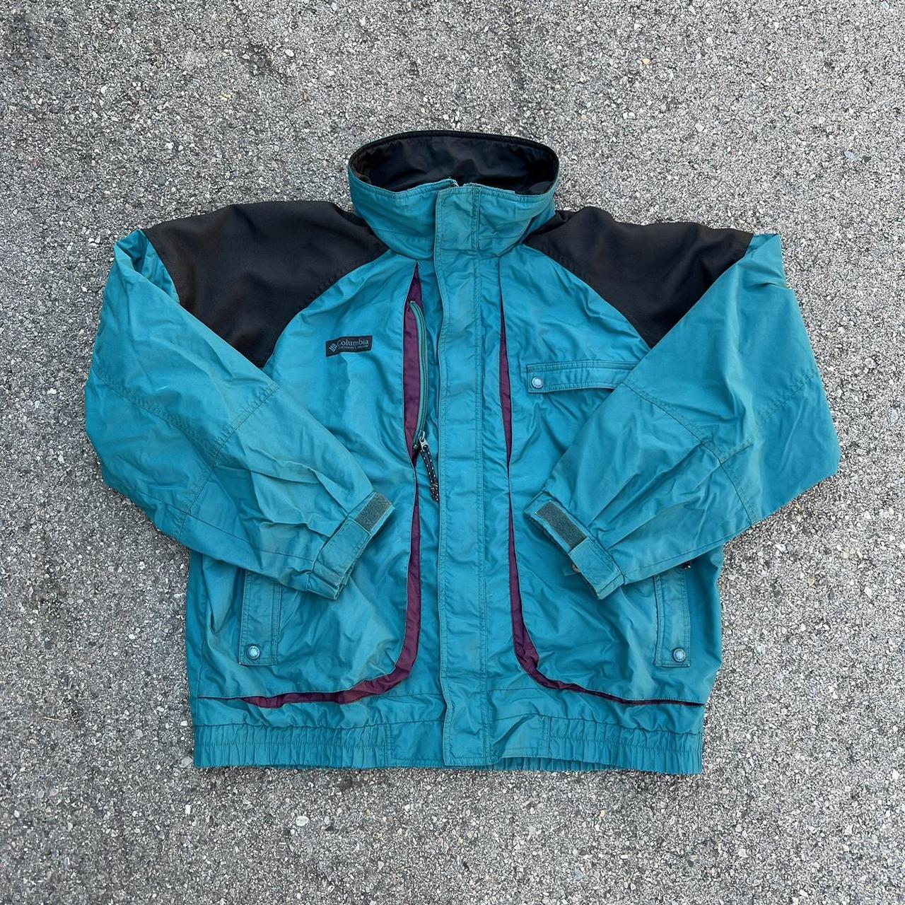 Vintage Columbia shell jacket 80s / 90s Powder Keg... - Depop