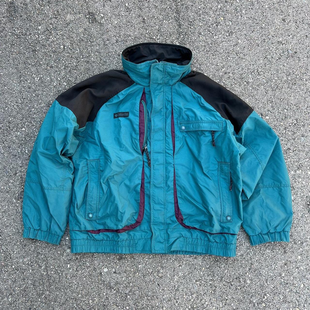 Vintage Columbia shell jacket 80s / 90s Powder Keg... - Depop