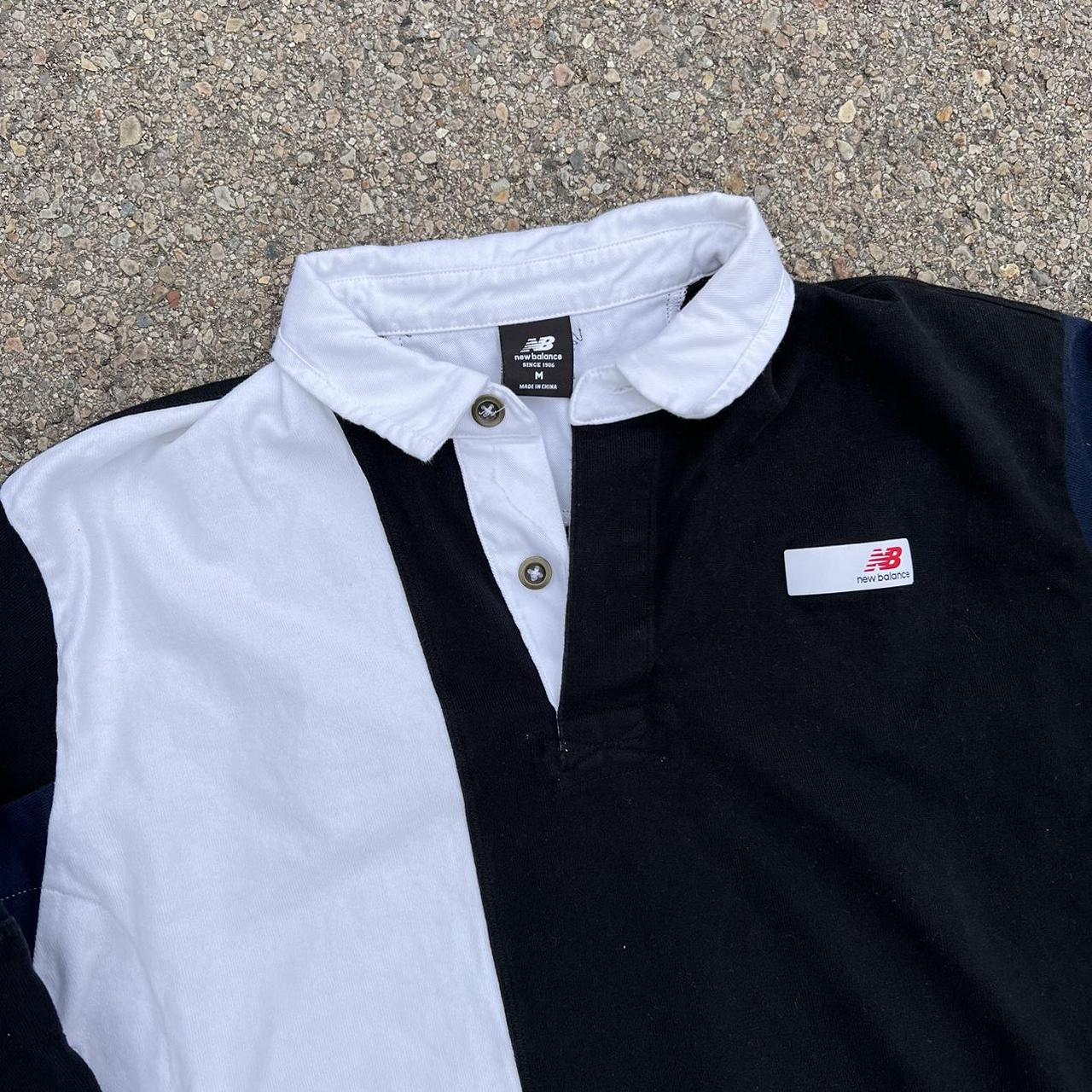 New Balance Rugby Shirt 90s vintage style rugby... - Depop