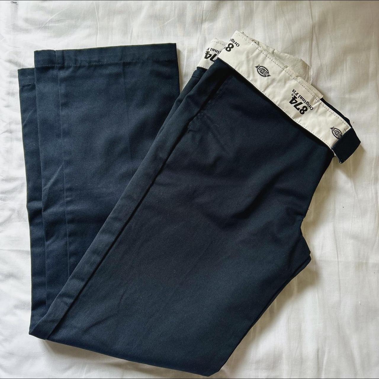 Navy Blue Dickies Trousers Love Them Just Dont Depop