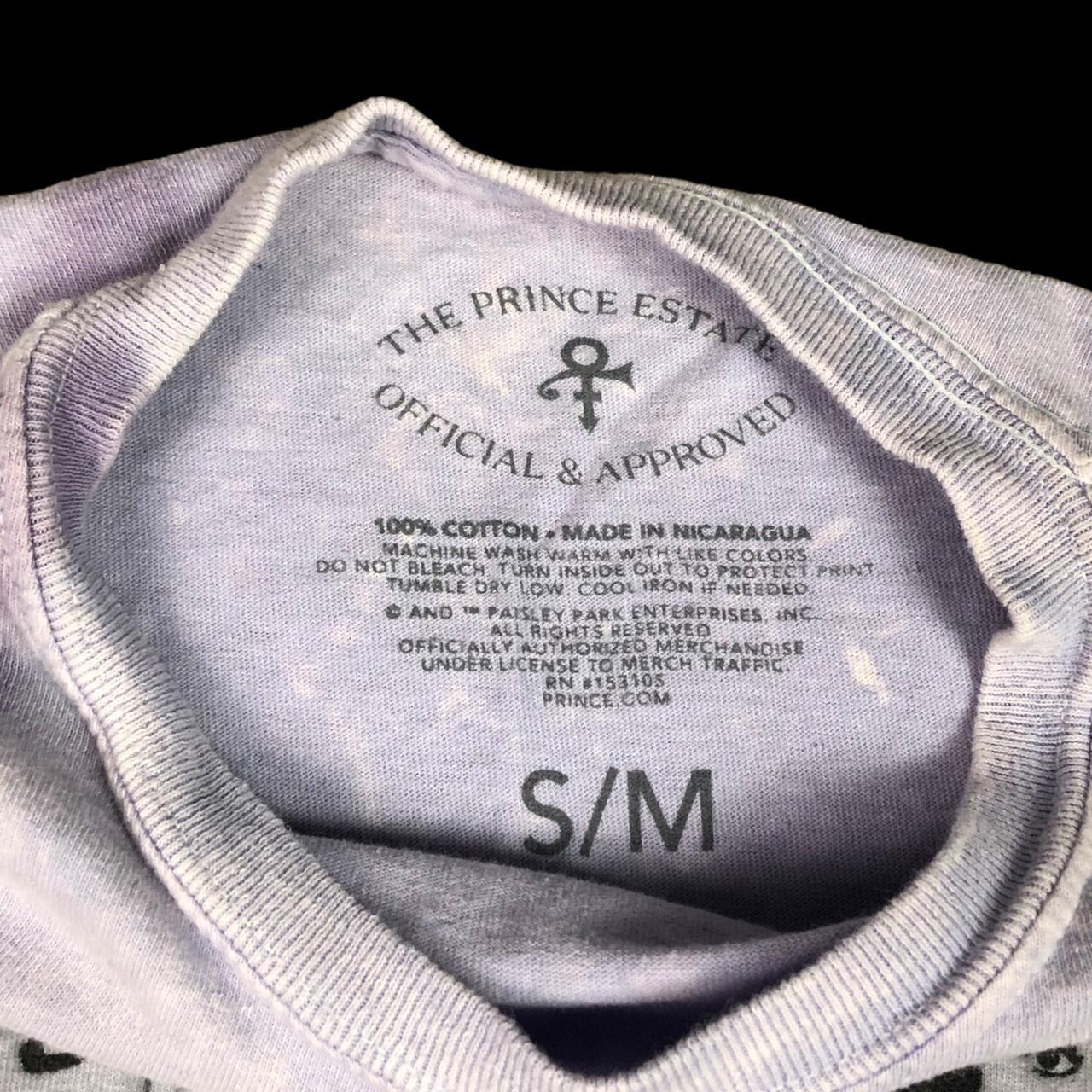 Modern Prince Logo Purple Tye Dye Band Shirt Adult... - Depop