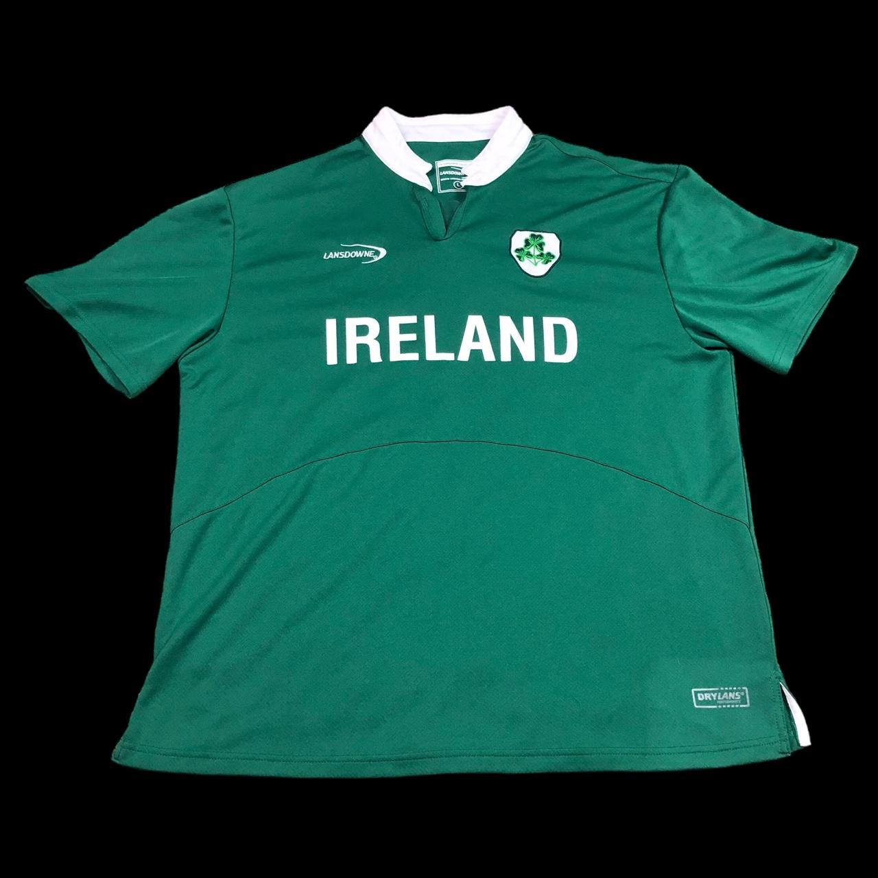 Lansdowne Ireland Green Logo Rugby Jersey Adult Size... - Depop