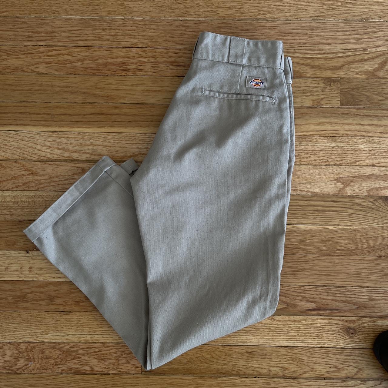 Dickies khaki / tan work pants fits 25-27 - Depop