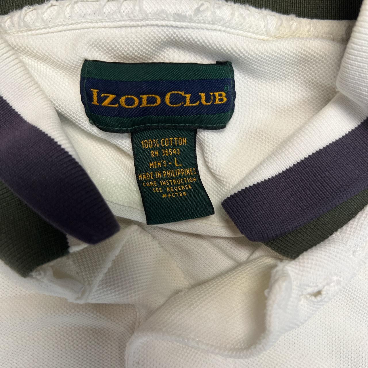 Vintage 90s Izod Club golf polo shirt Tagged L but... - Depop
