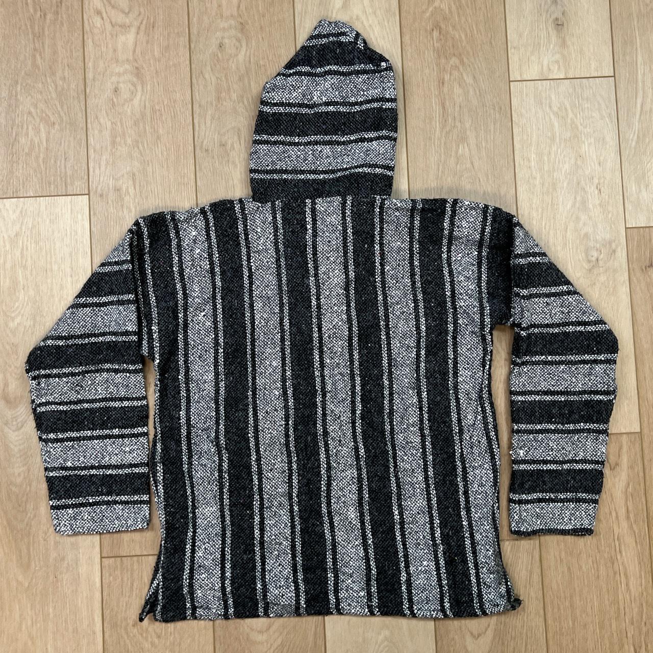 Vintage 90s Y2K drug rug Baja hoodie Size L Pit to... - Depop