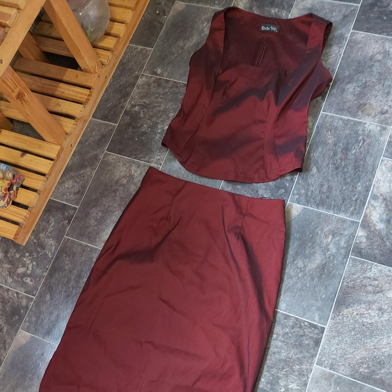 Retro whimsigoth prom set 🌷🌹 Corset style top with... | Depop