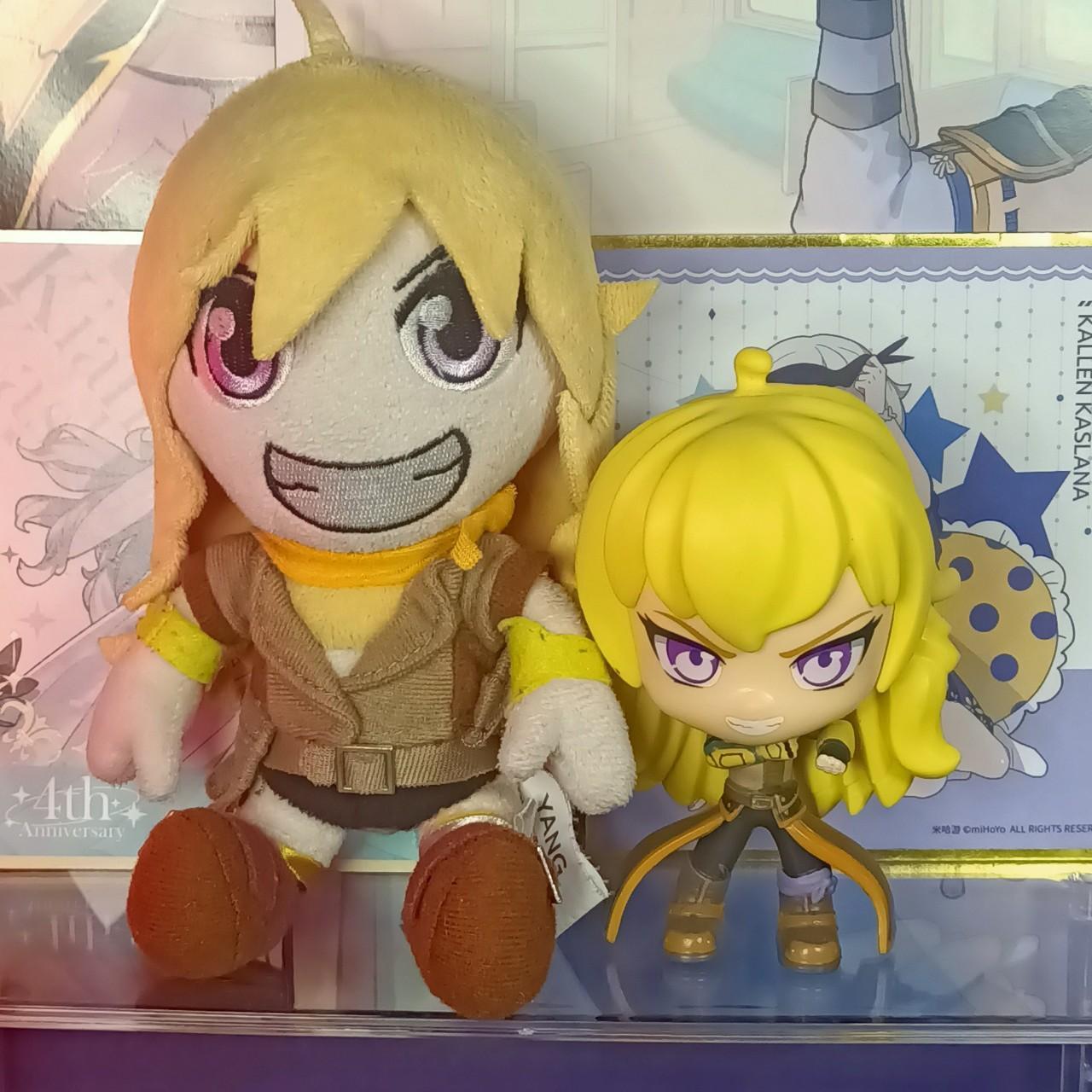 RWBY Yang Plush + Figure Plush is old and hard to... - Depop