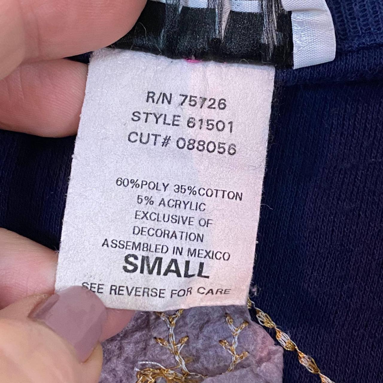 1980's Teddi Vintage Ugly Embroidered Patchwork... - Depop