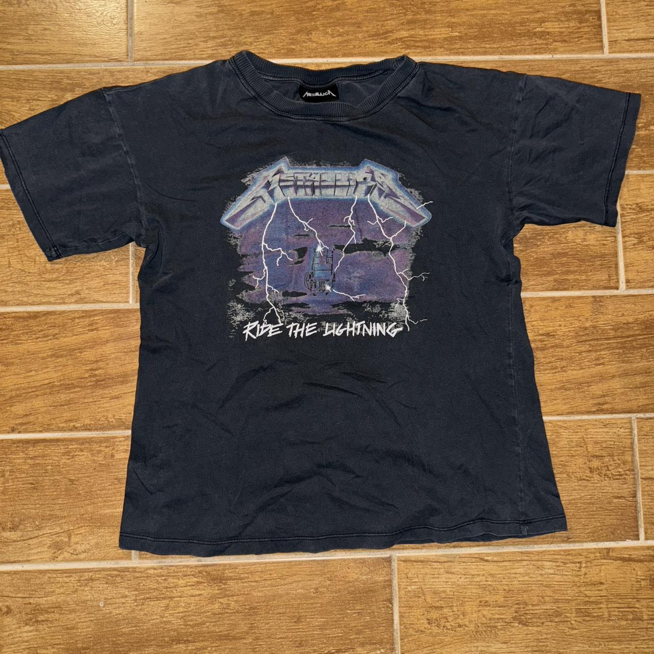 Metallica Ride The Lightning tour tee #metallica... | Depop