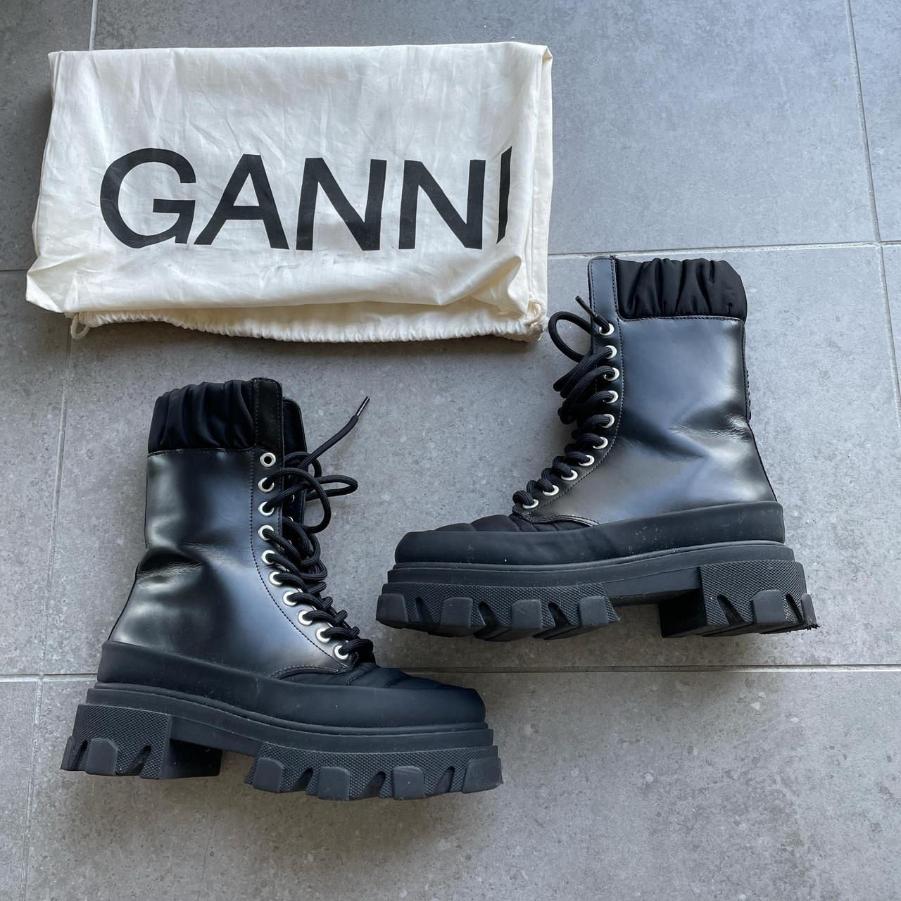 Ganni boots. Worn once. Great boot for fall and... - Depop