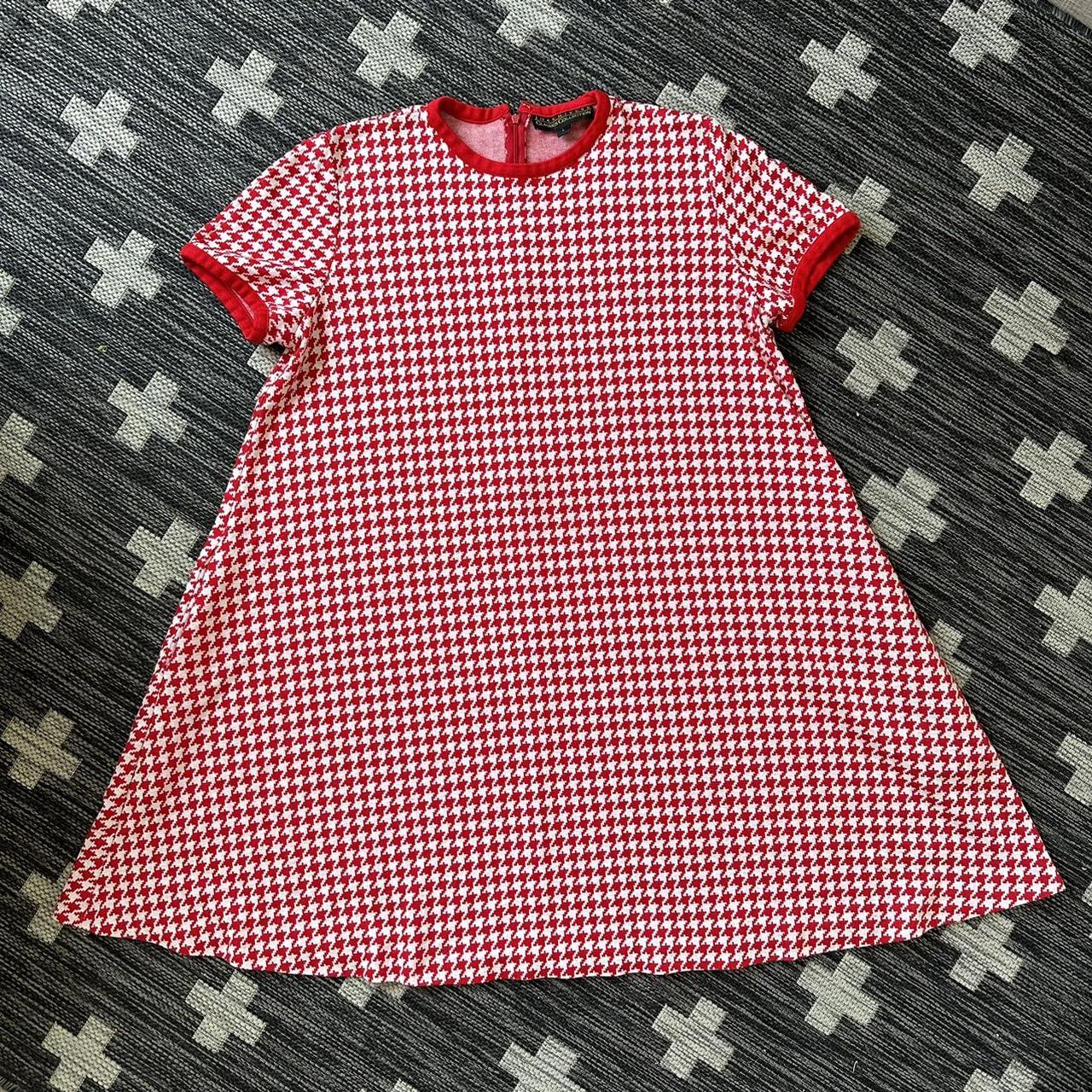 Joan Rivers Classics Collection Women's Red and White Dress | Depop