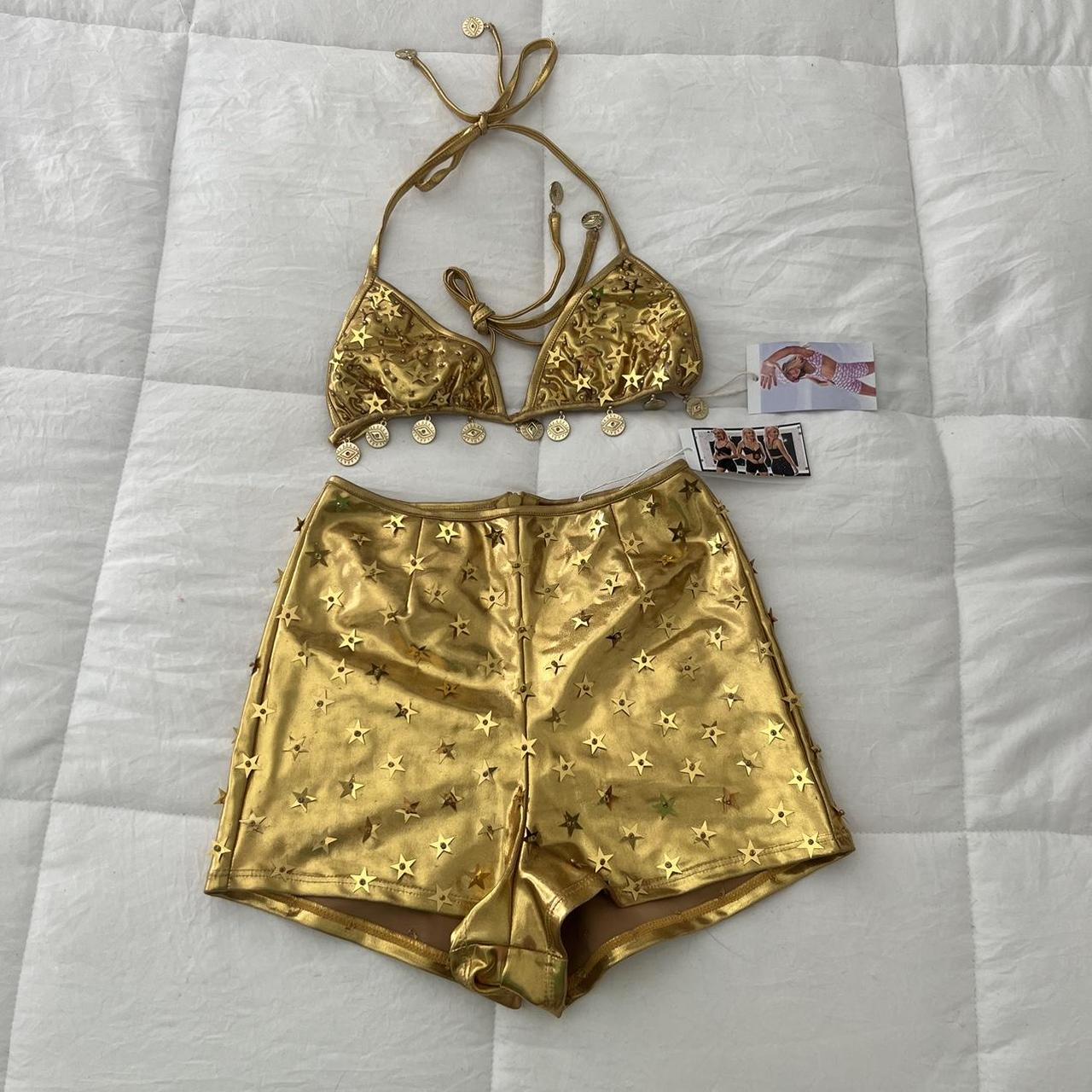 her pony the label gold set - never worn, still... - Depop