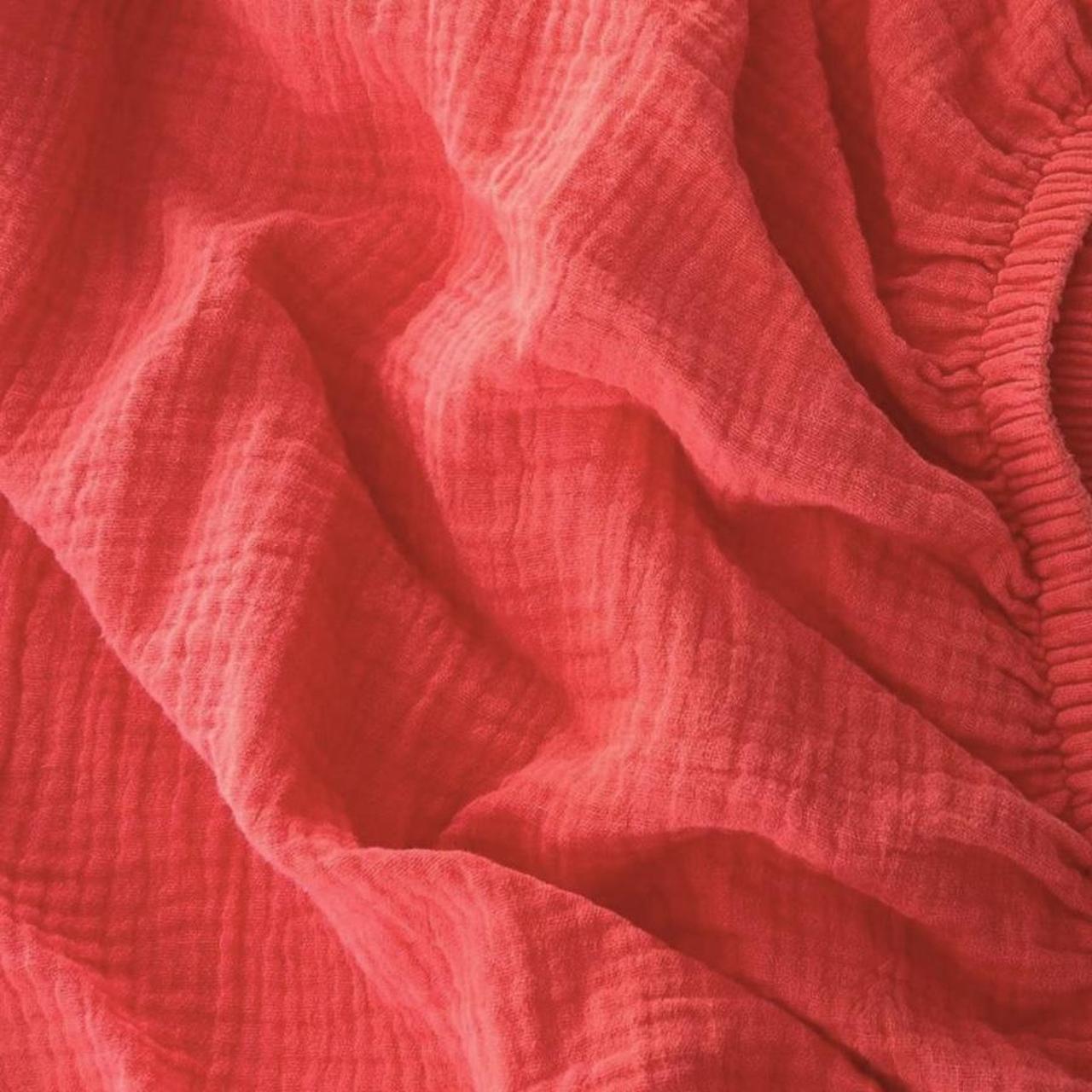 WORN CURATIONS Organic Muslin Baby Cot Sheet //... - Depop