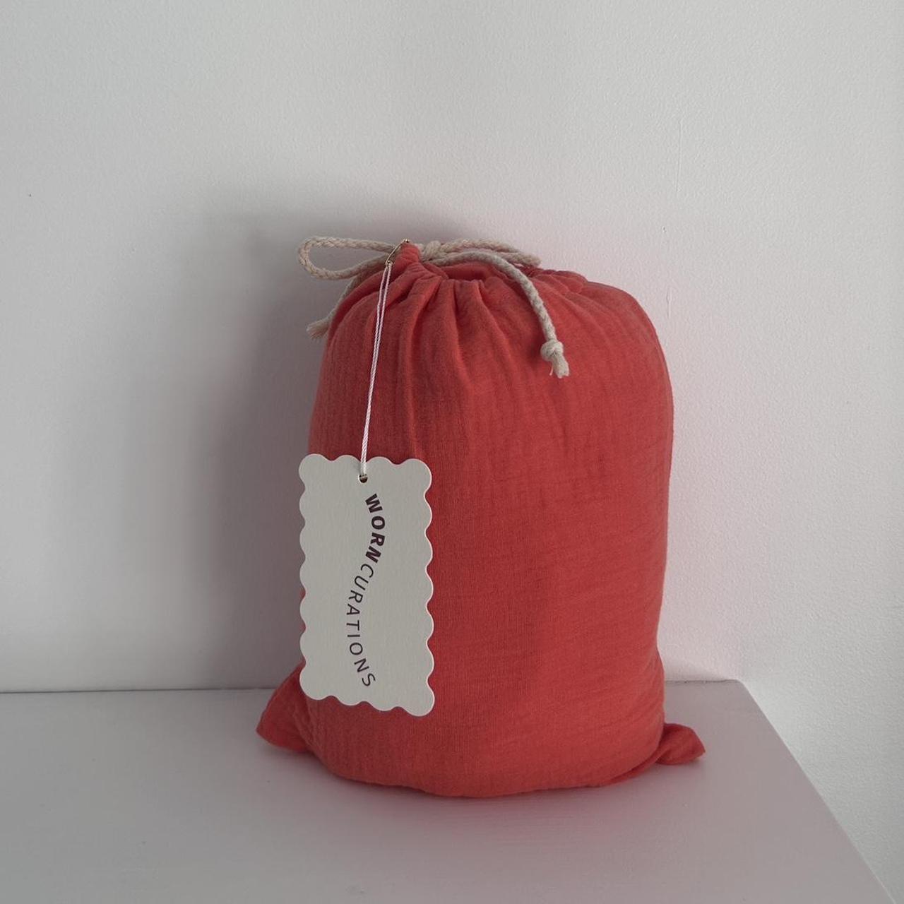 WORN CURATIONS Organic Muslin Baby Cot Sheet //... - Depop