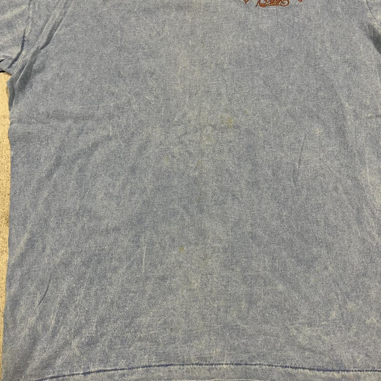 Vintage 90s blue easy riders biker shirt Size... - Depop