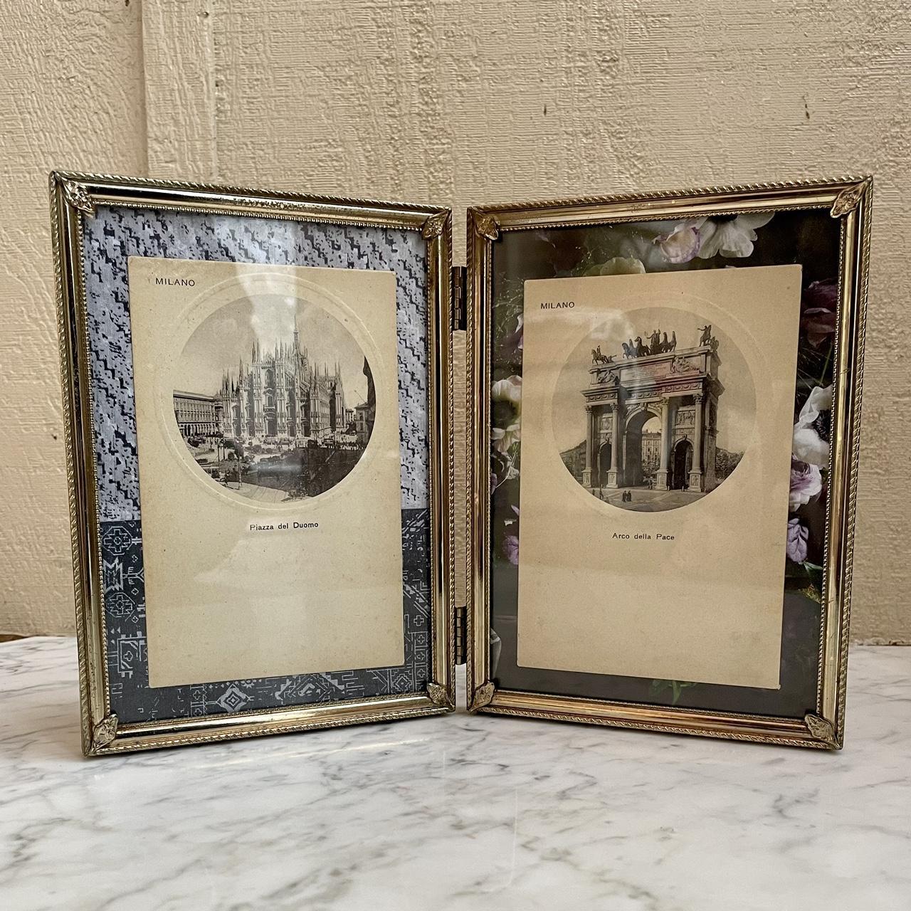 Vintage Framed Postcards. Antique postcards in a... - Depop