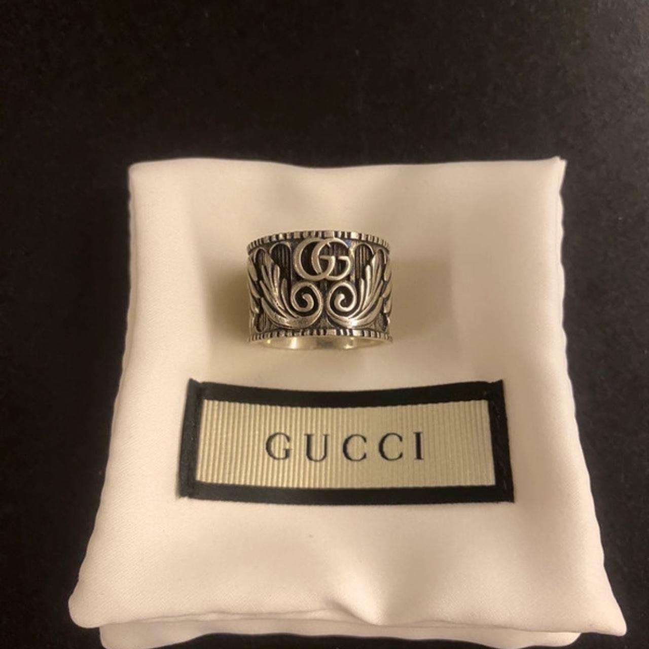 Anello Gucci fascia larga Nuovo con scatola originale - Depop