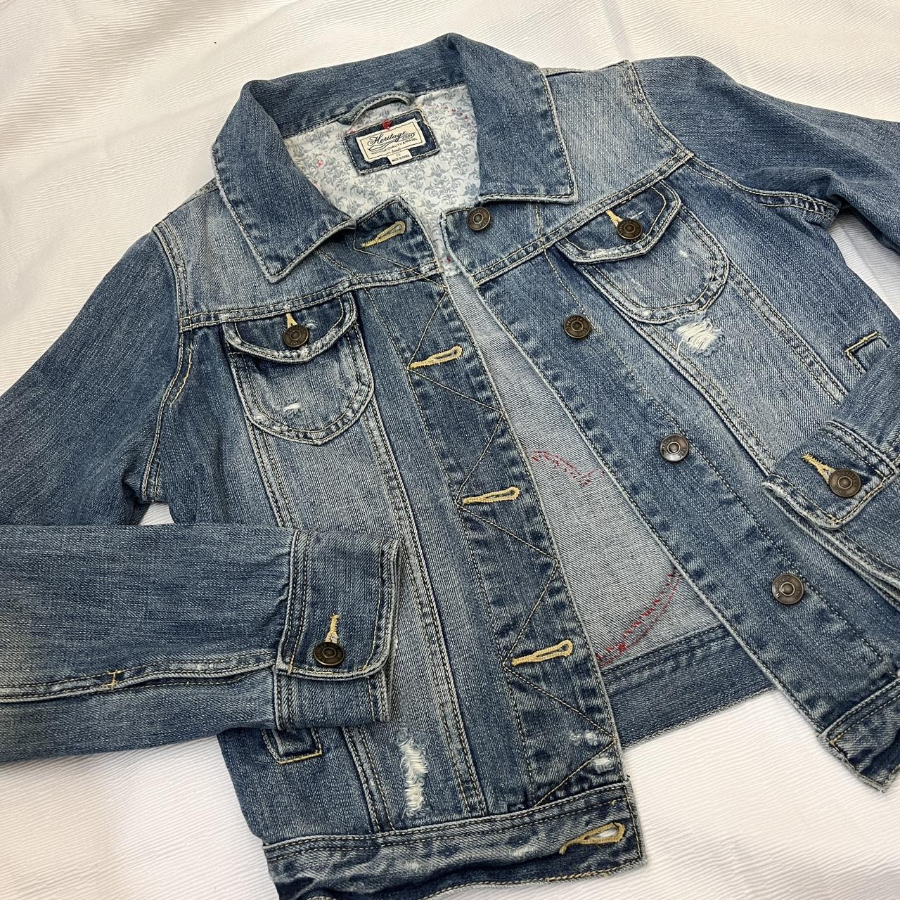 cutest custom made snoopy denim jacket adorable... | Depop