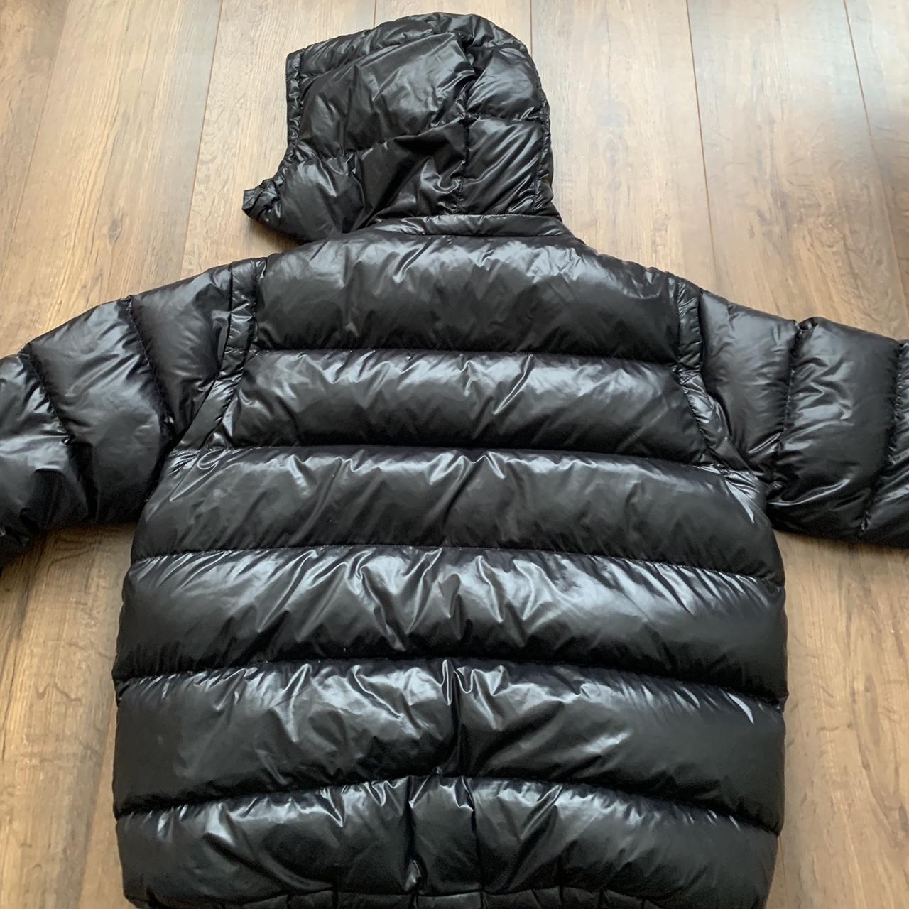 OG Corvidae Puffer. Metallic Black. Removable hood... - Depop