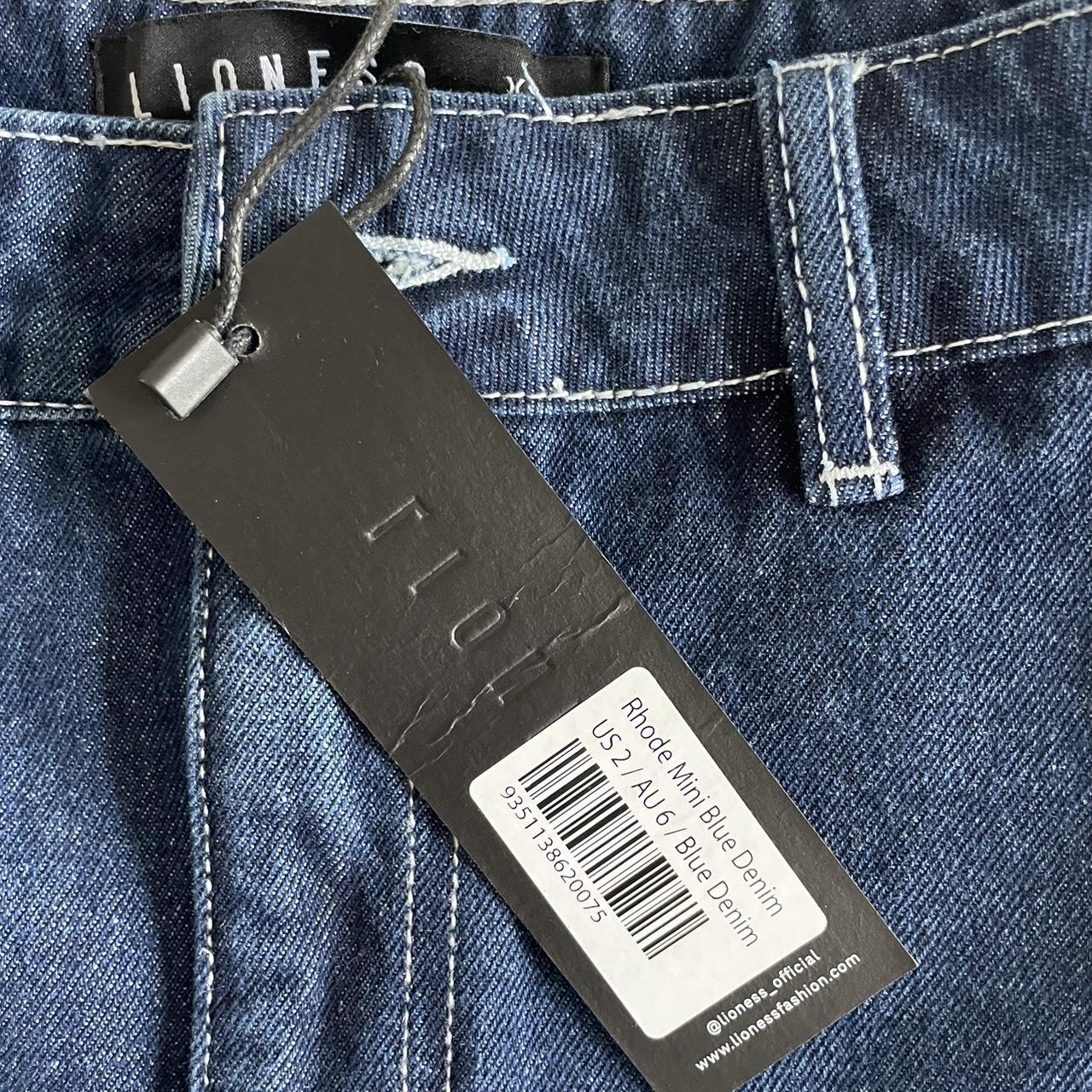 Lioness rhode denim mini skort size 6 BNWT Rp$59 - Depop