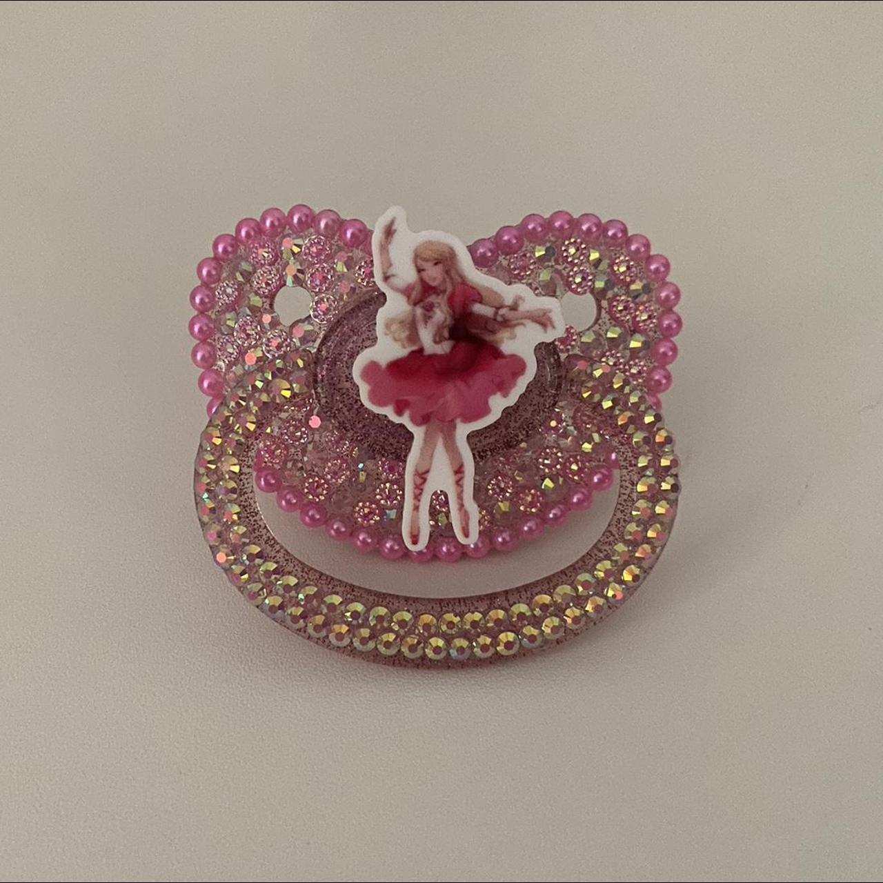 Handmade Barbie Genevieve deco adult pacifier with... - Depop