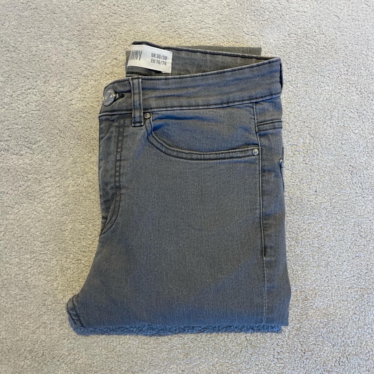 Men’s Topman Jeans • Grey • Size W30 L30 - Super... - Depop