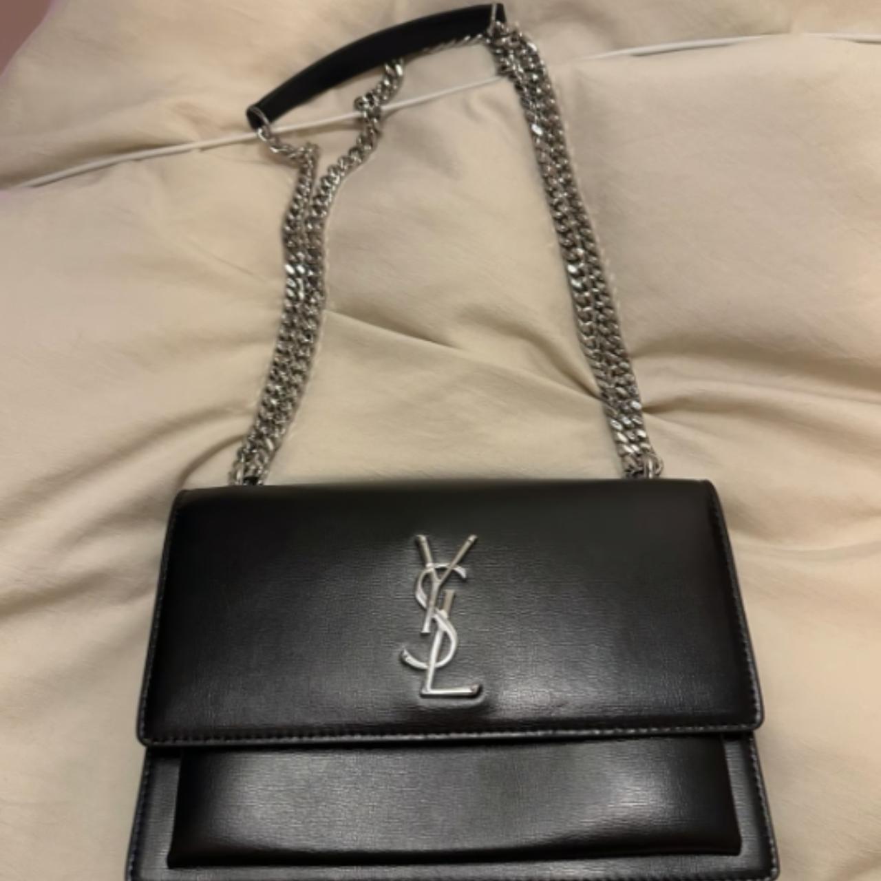 YSL Sunset Medium YSL medium sunset black shoulder... - Depop