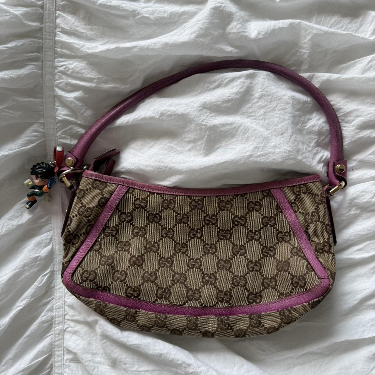 GUCCI GG GHW Abbey Hand Bag 130939 Canvas... | Depop