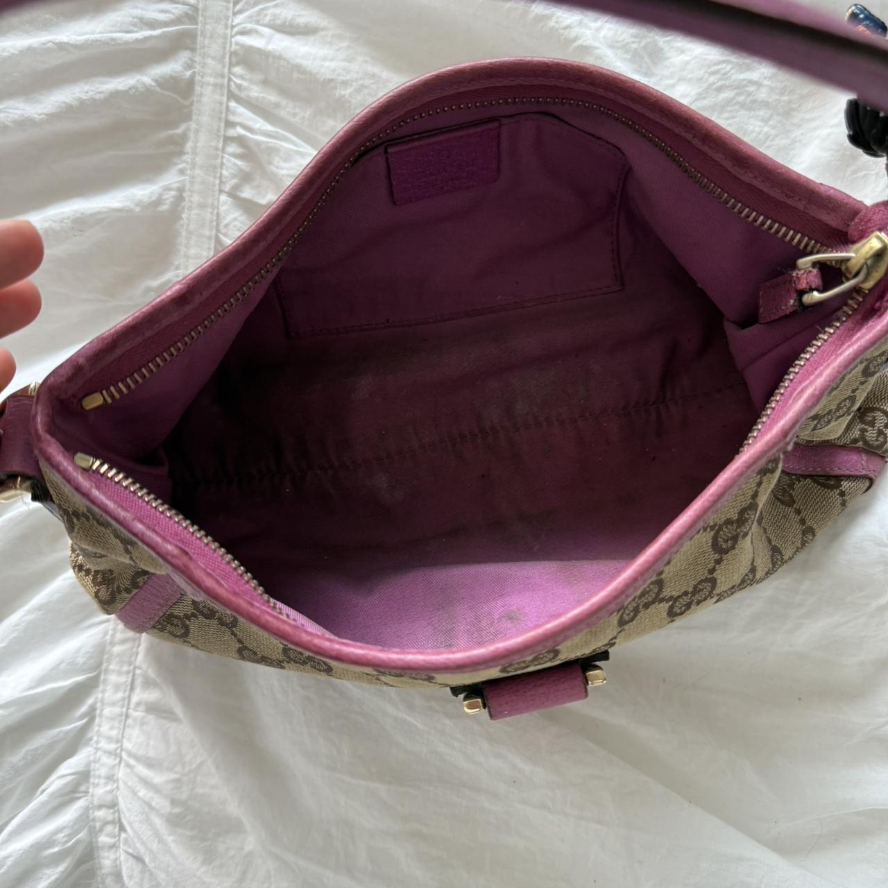 GUCCI GG GHW Abbey Hand Bag 130939 Canvas... | Depop