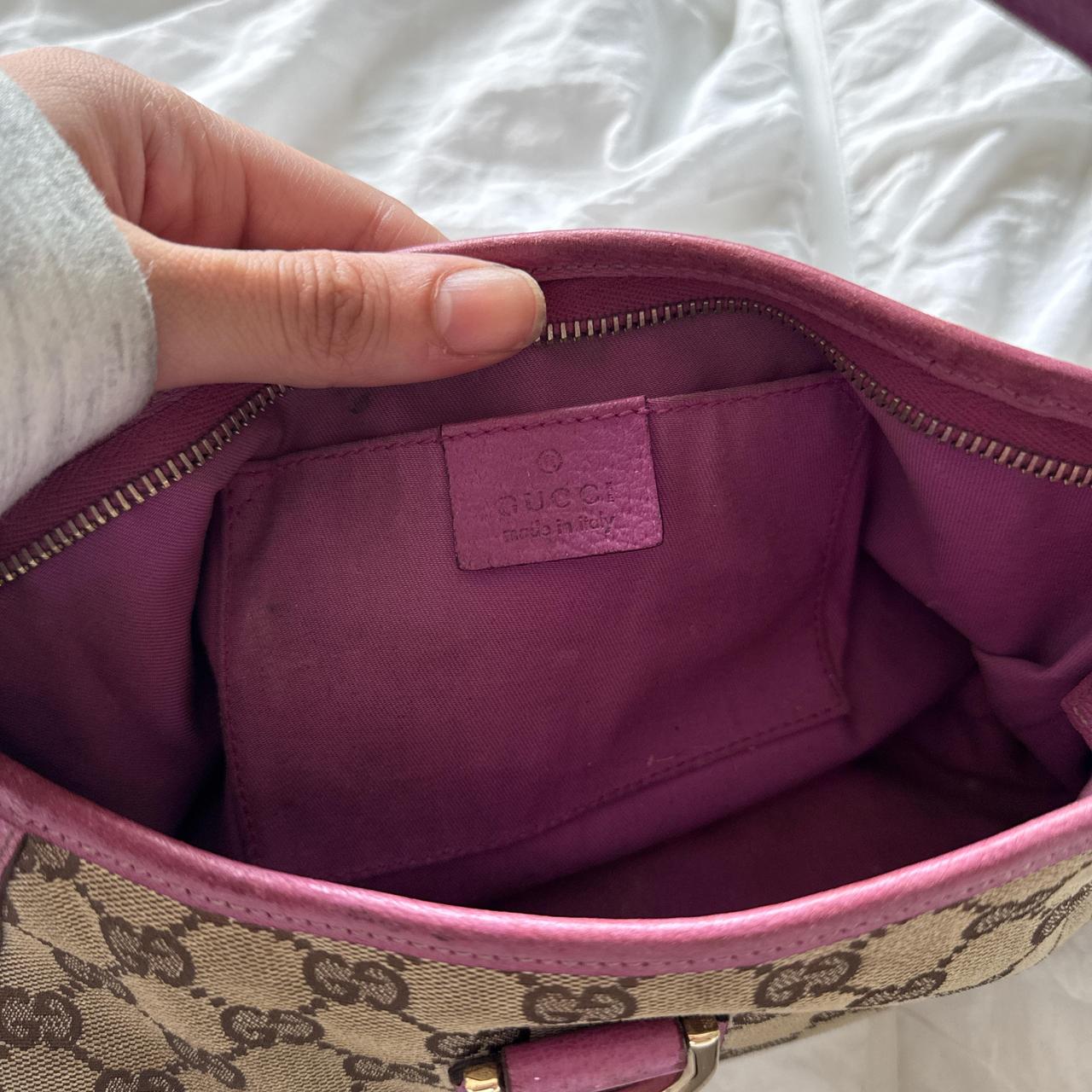 GUCCI GG GHW Abbey Hand Bag 130939 Canvas... | Depop