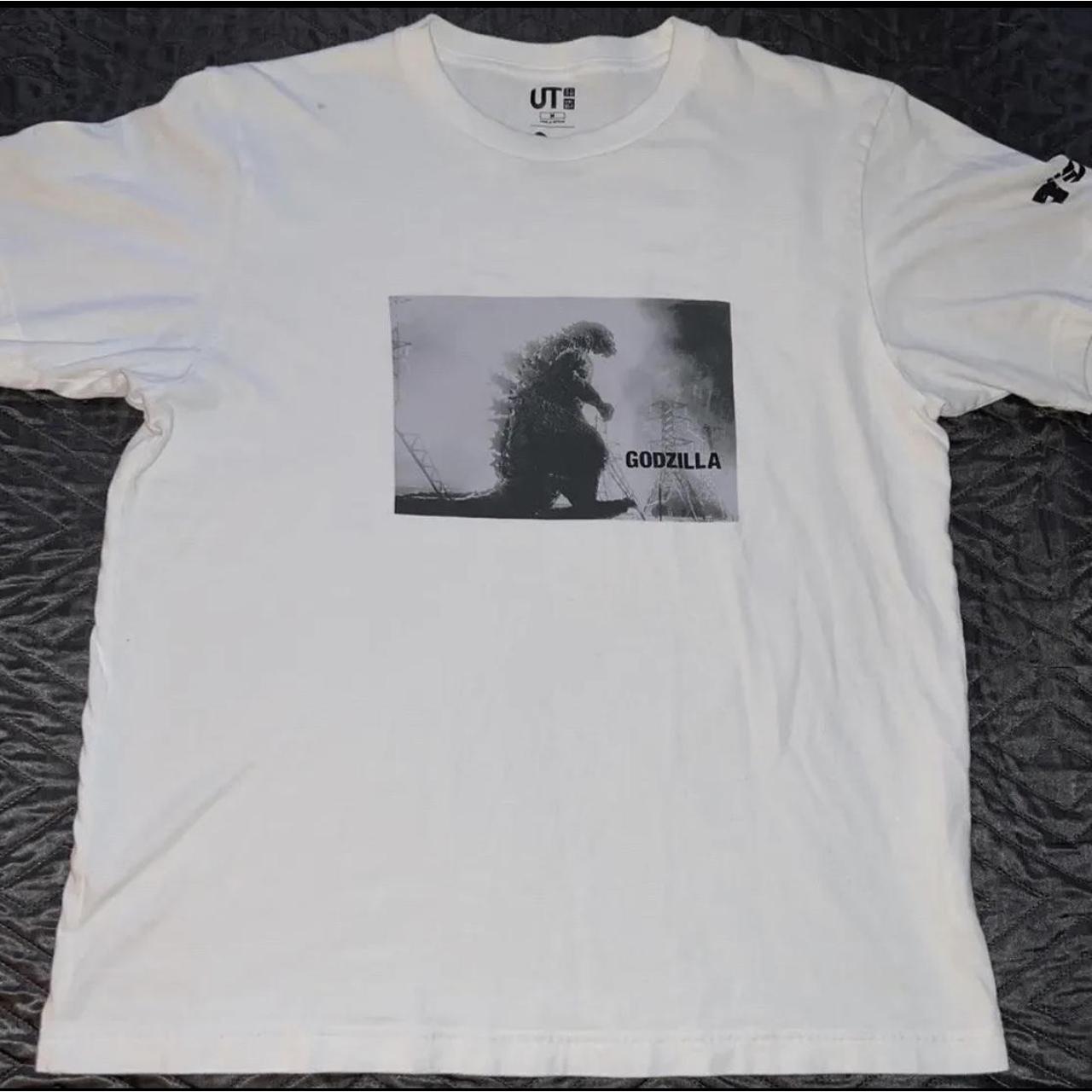 Godzilla uniqlo shirt size Men’s Medium In good... - Depop