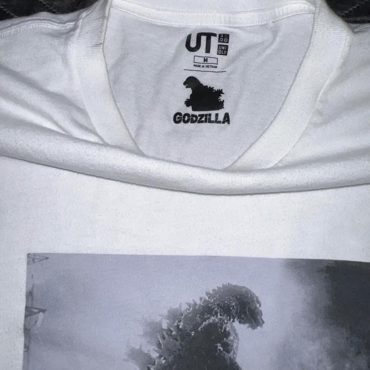 Godzilla uniqlo shirt size Men’s Medium In good... - Depop