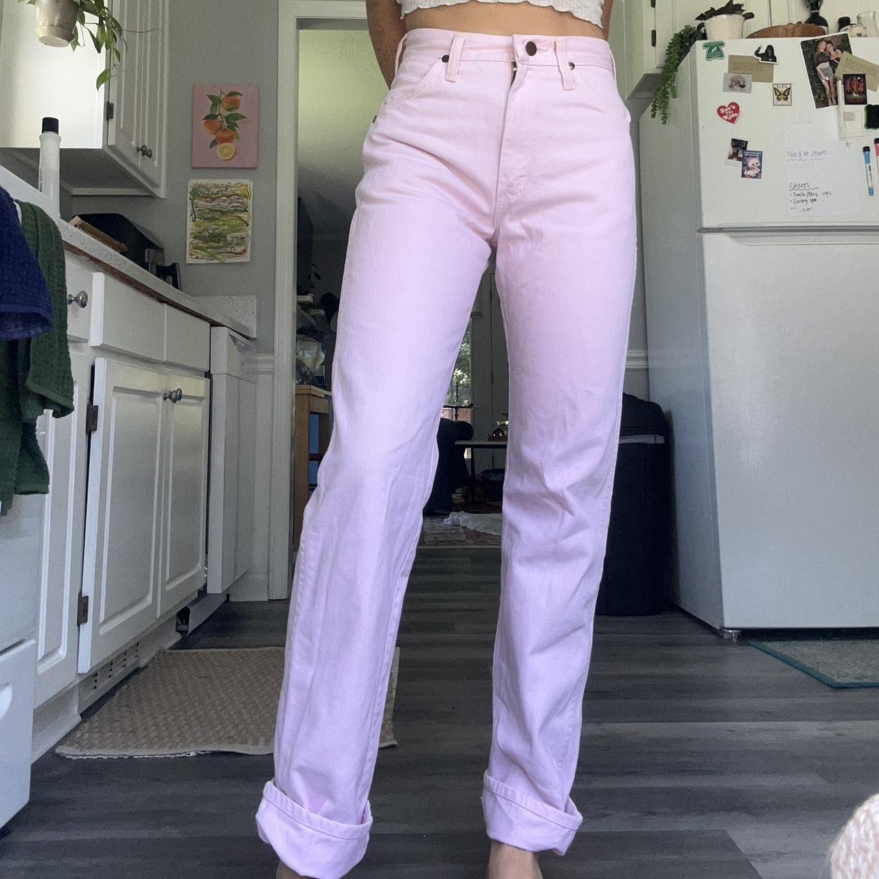 amazing, baby pink Wranglers💖💖 these jeans are... - Depop