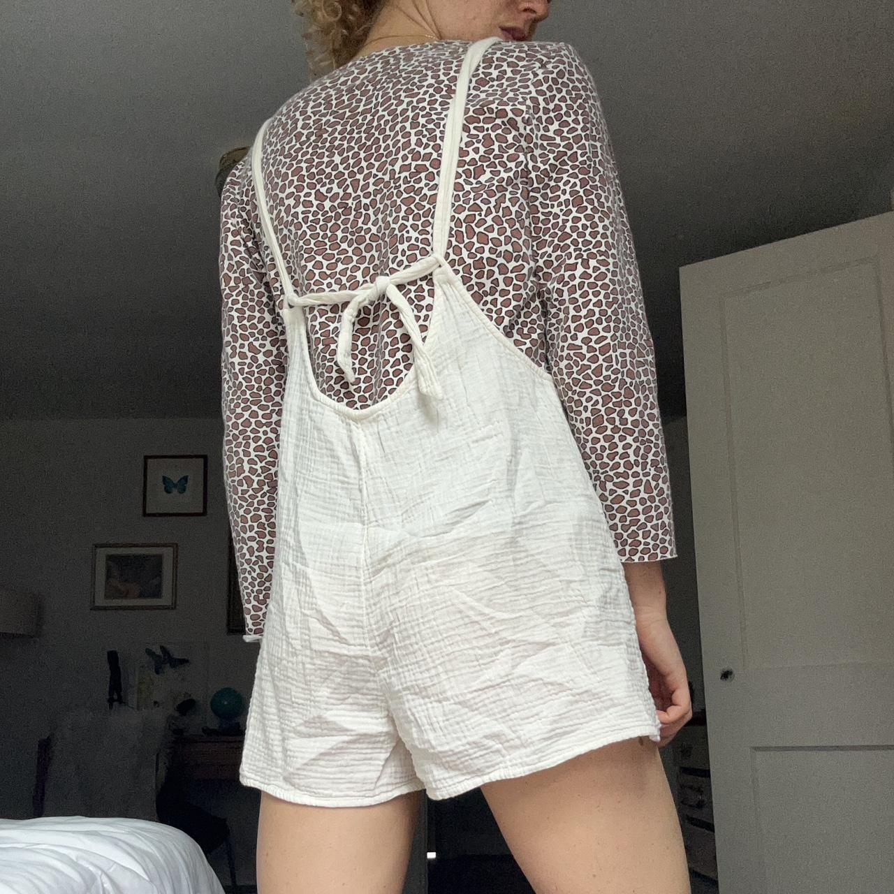 Cute Cotton overalls! So cute for fall and layering... - Depop