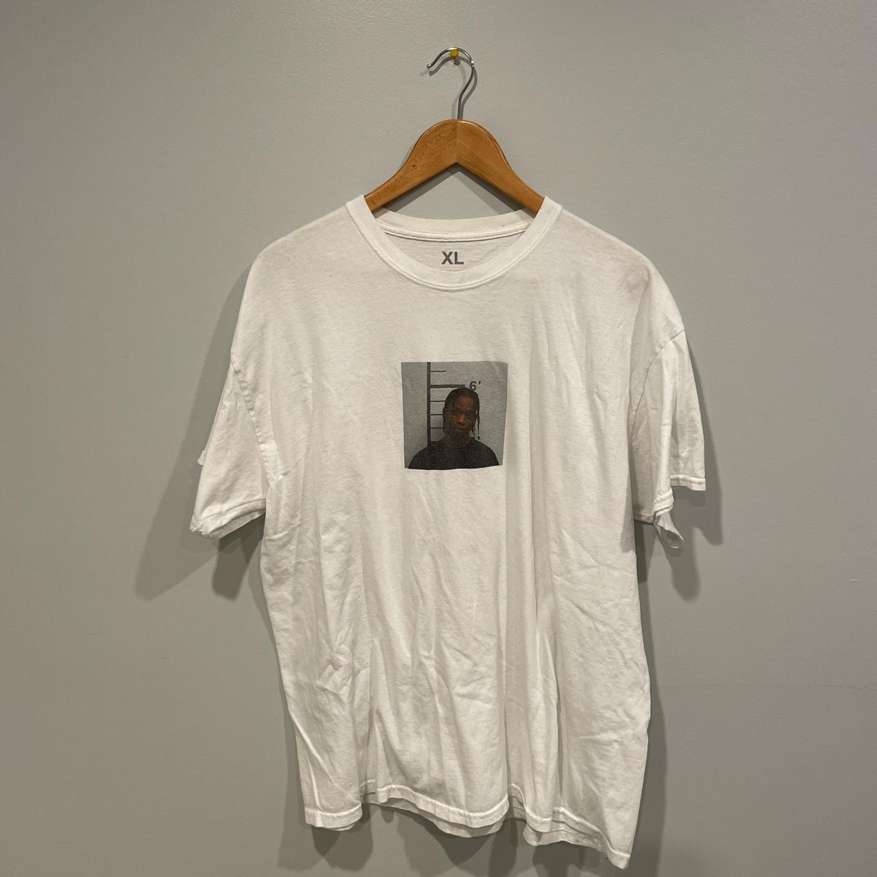 Travis scott tee shirt Mugshot of laflame from a... - Depop