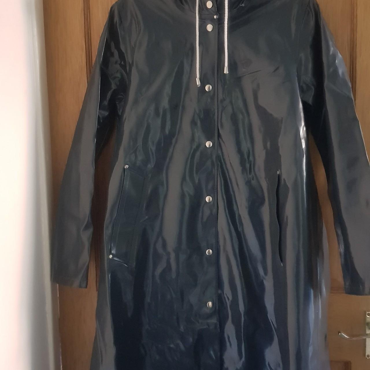 Stutterheim Women's Grey Coat | Depop