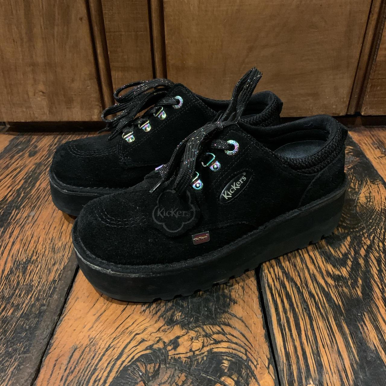 Platform suede Kickers ☀️ Measurements Platform... - Depop