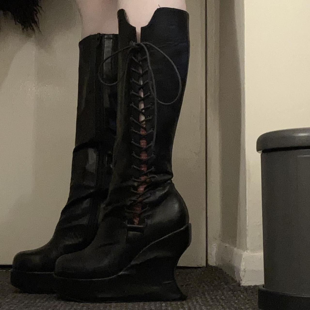 Demonia Bravo 100 Boots Repop as sadly didn’t fit... - Depop
