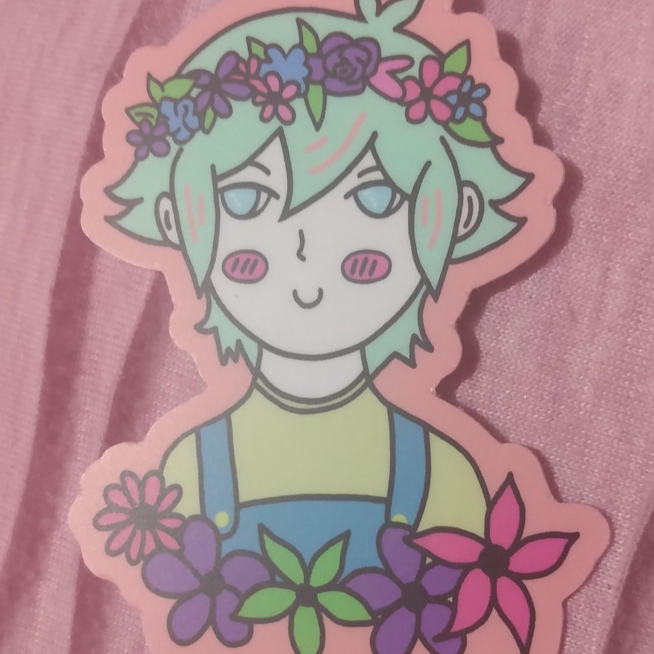 OMORI basil stickers made from my digital art :)... - Depop