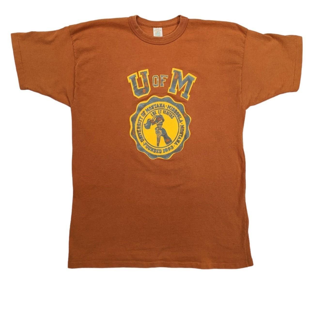 80's University of Montana T shirt. Single Stitch by... - Depop