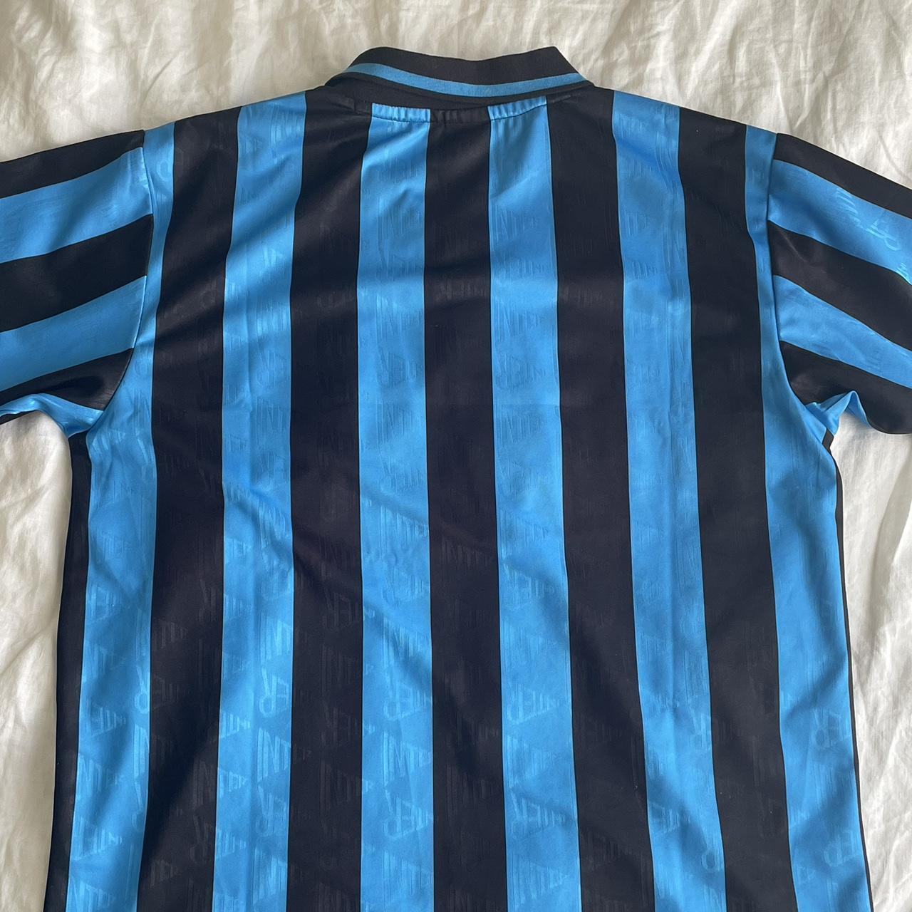 Inter Milan Fiorucci soccer kit jersey Score Draw... - Depop