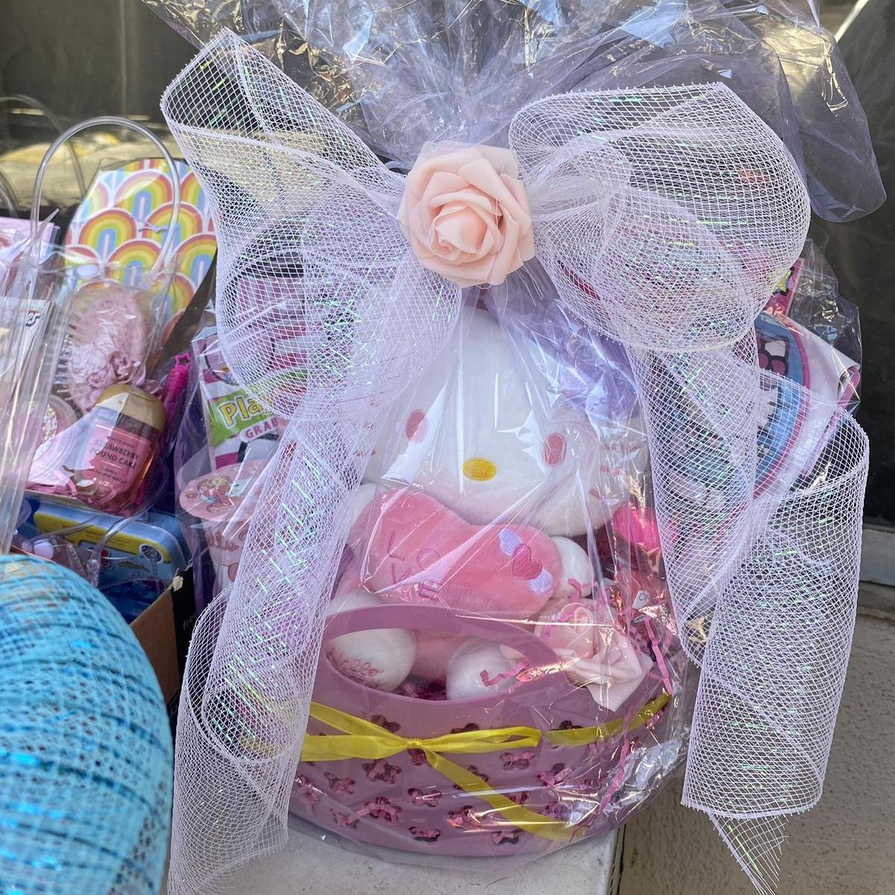 Hello Kitty Easter basket Curated Items One of a... | Depop