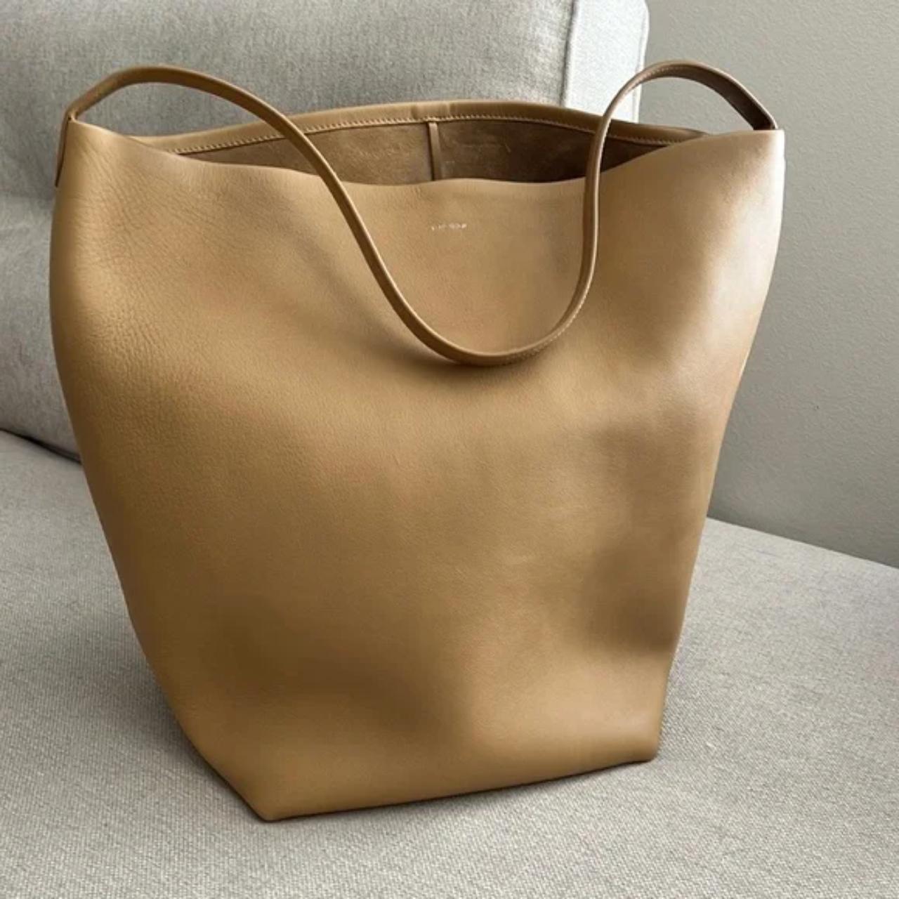 The Row Park Bag Medium in beige #TheRow... - Depop