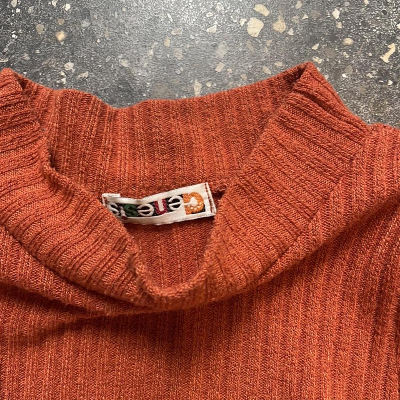 cute burnt orange turtle neck bought off here, not... - Depop