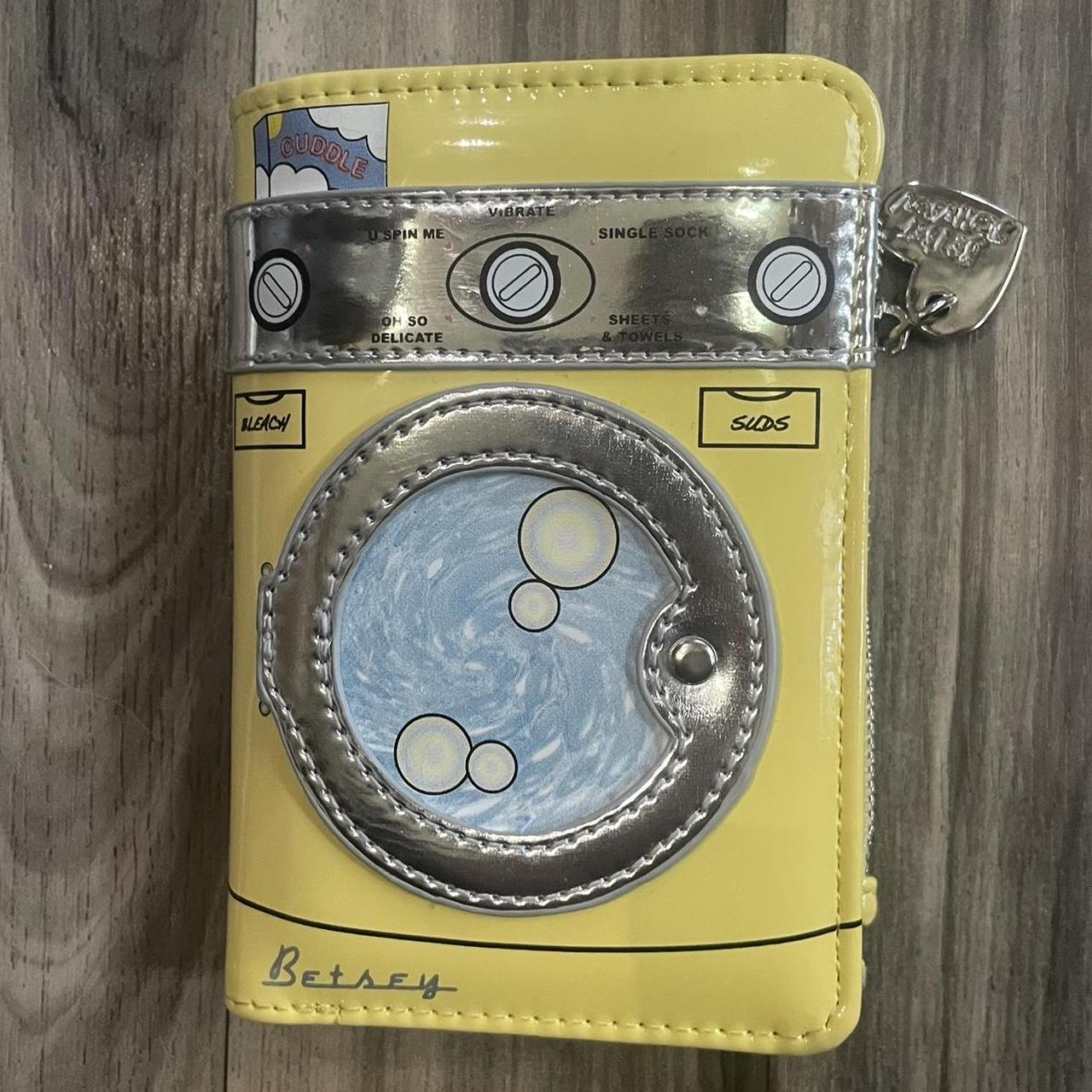 Betsey Johnson washing machine retro wallet in great... | Depop