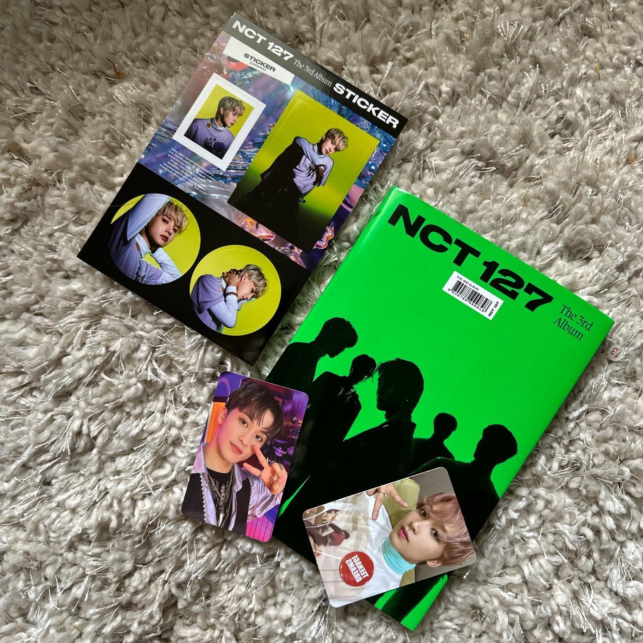 NCT127 Sticker album with photo cards. Photo cards... - Depop