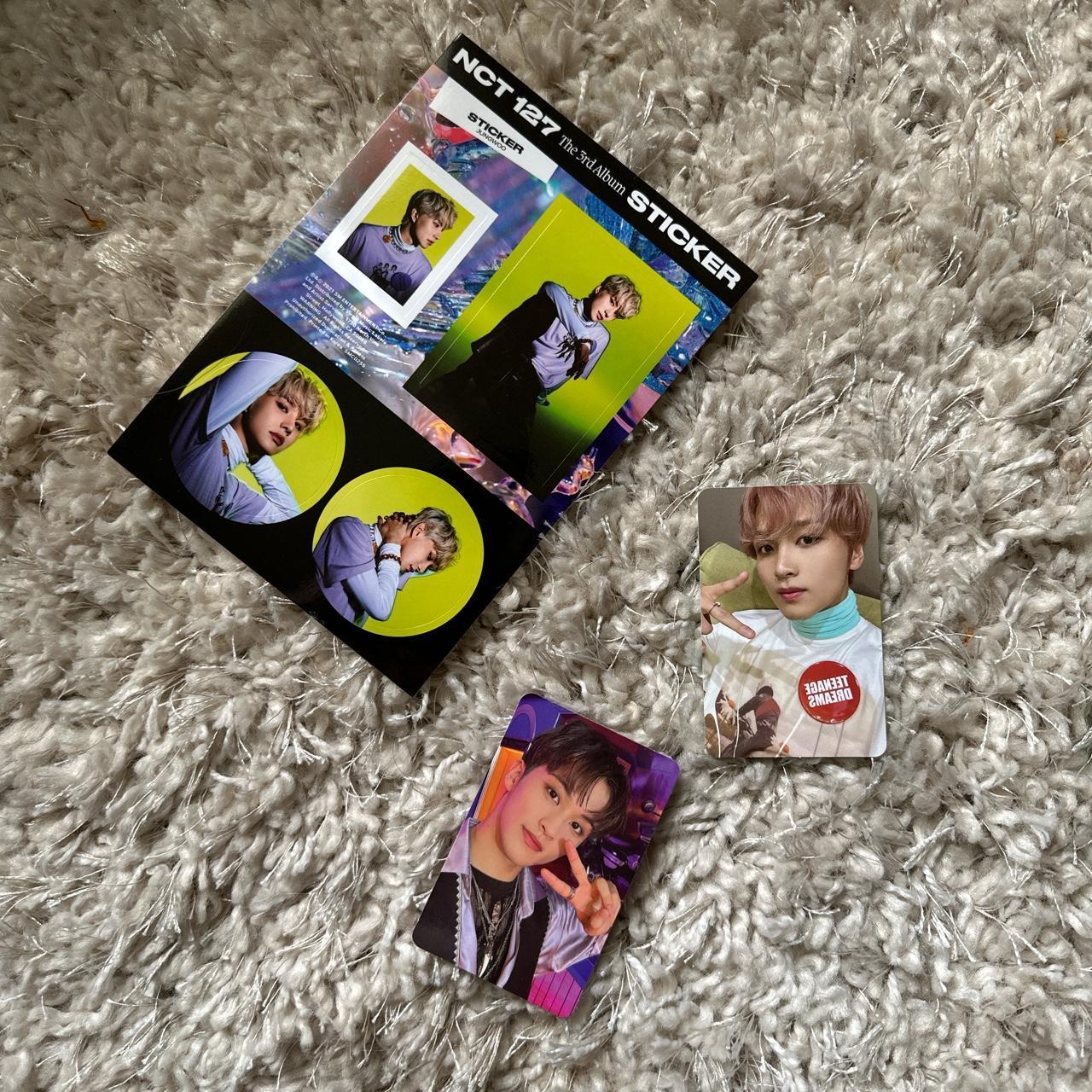 NCT127 Sticker album with photo cards. Photo cards... - Depop